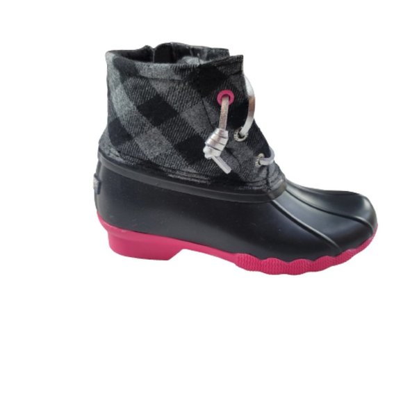 Sperry | Shoes | Sperry Saltwater Duck Boots Plaid Girls | Poshmark